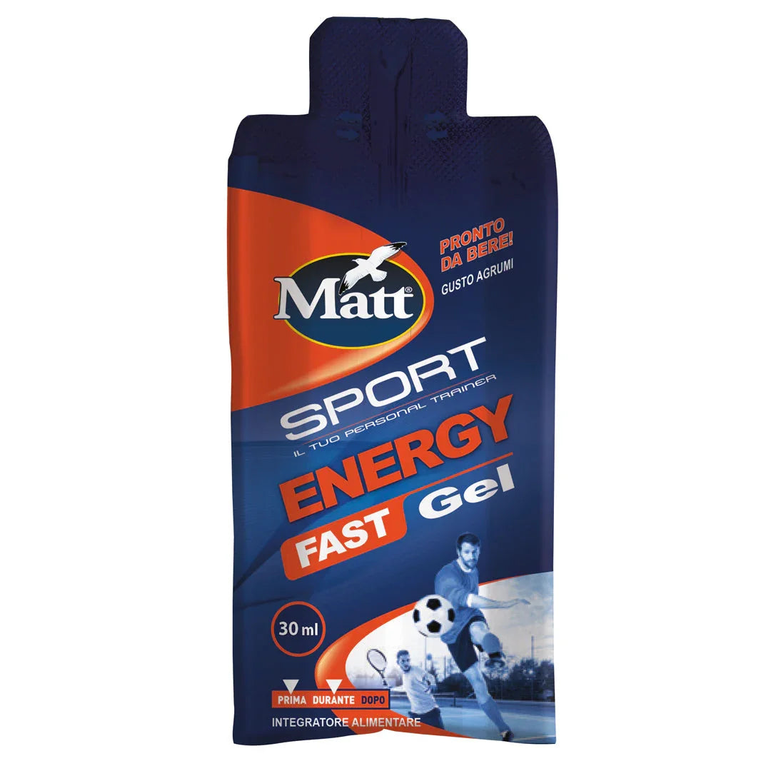 Energy Fast Gel Matt – Integratore con Taurina, Caffeina e Vitamine B ...