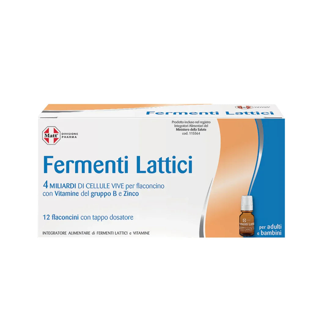 Lactic Ferments Vials. 4 billion live cells per vial – Matt. Nutre il ...